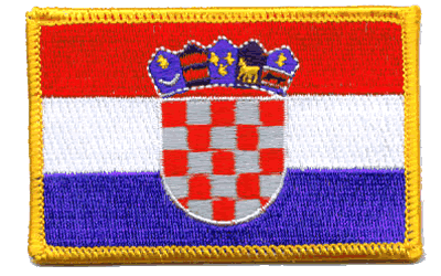 Croatia Flag Patch Iron On Patches - From Flag It Products